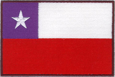Chile Flag Patch