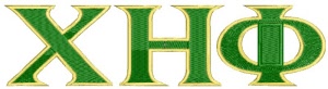 Greek Letters - Chi Eta Phi